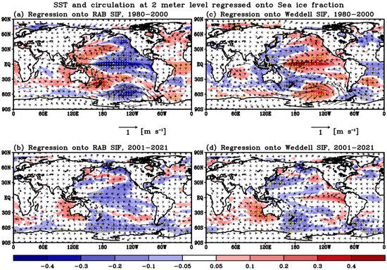Decadal Changes in the Antarctic Sea Ice Response to the Changing ENSO ...