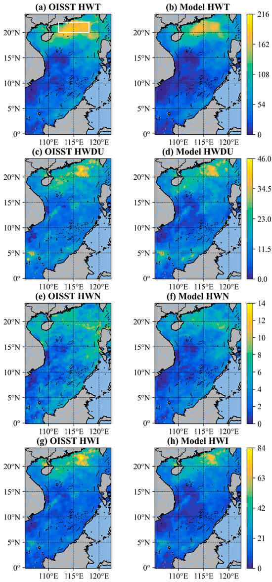 Sea Surface Temperature and Marine Heat Wave Predictions in the South ...
