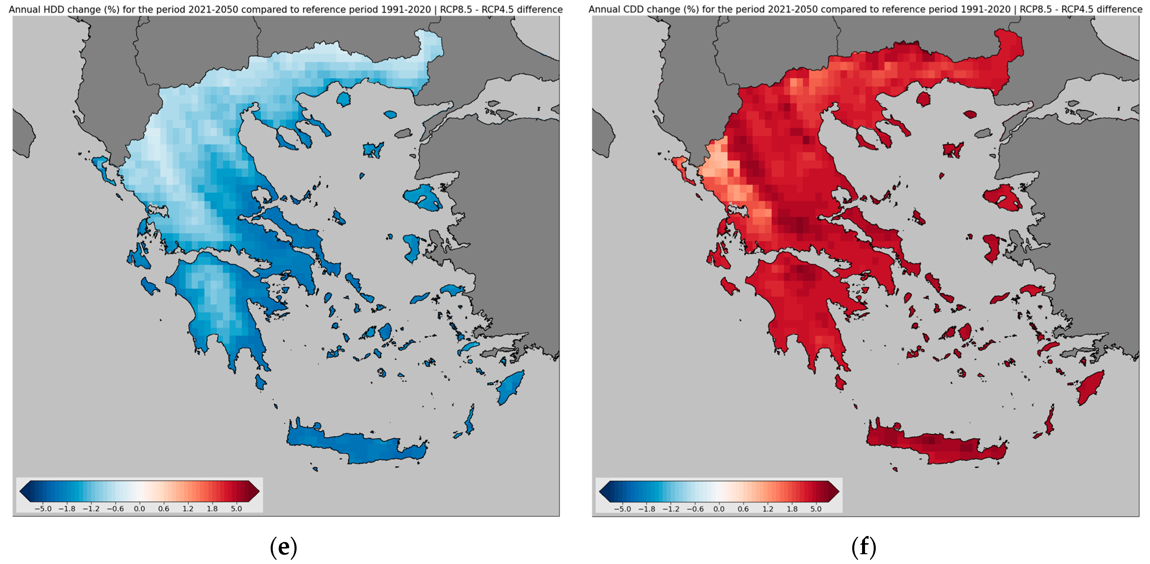 Expected Changes in Heating and Cooling Degree Days over Greece in the ...