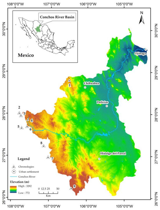 A Reconstruction of May–June Mean Temperature since 1775 for Conchos ...
