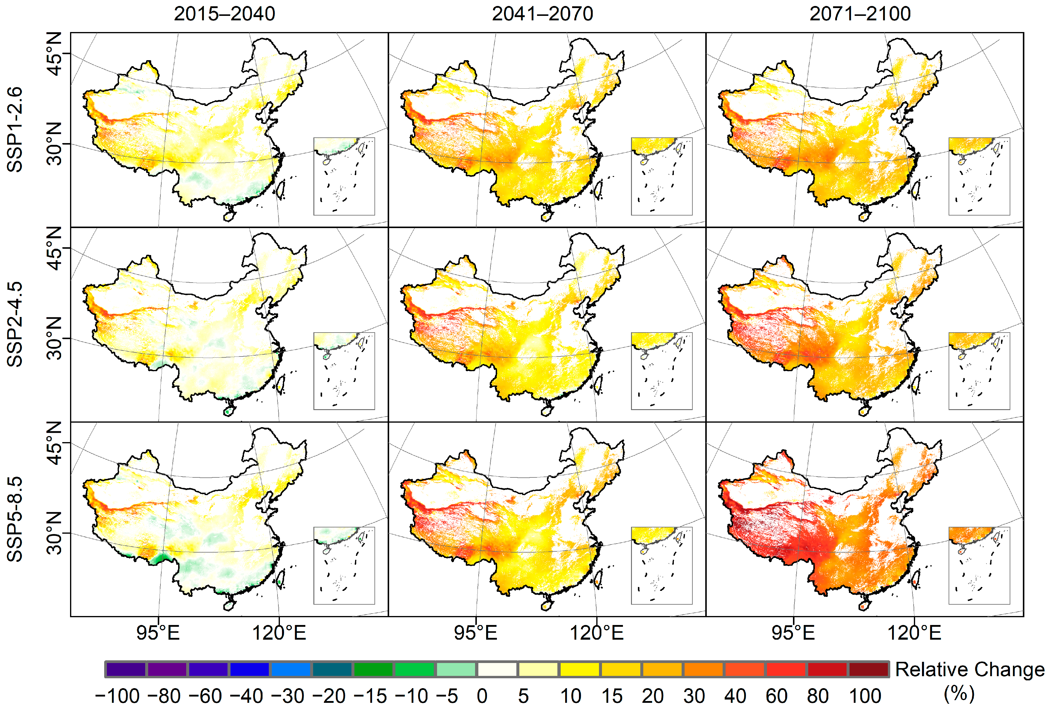 Ensemble Predictions of Rainfall-Induced Landslide Risk under Climate ...