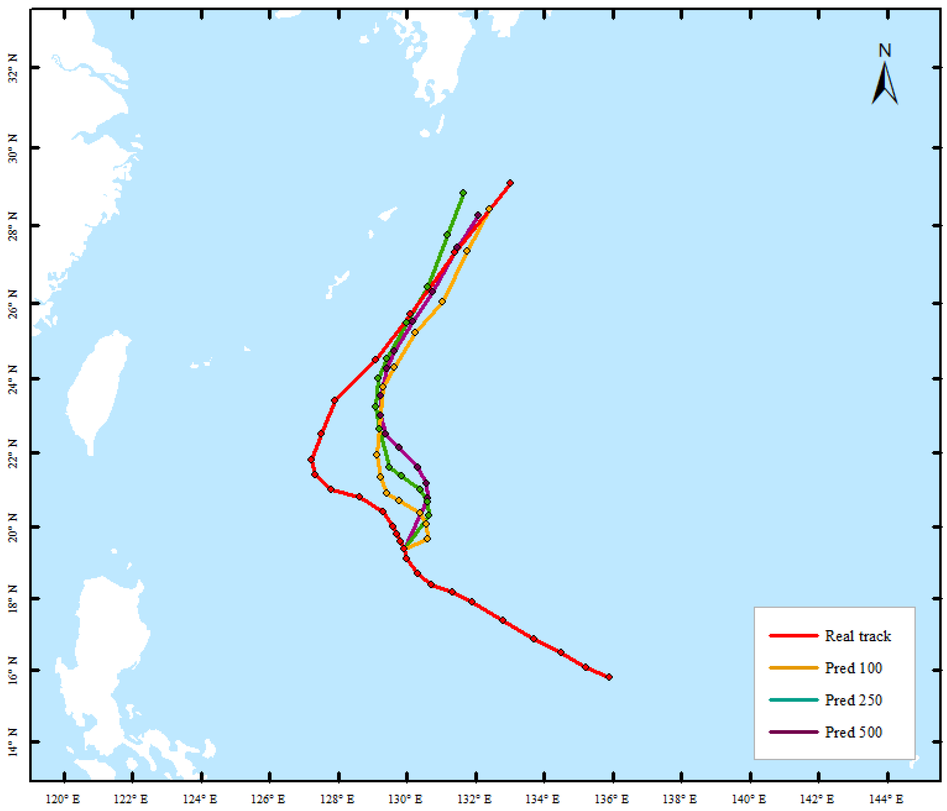 An Efficient Deep Learning Method for Typhoon Track Prediction Based on ...
