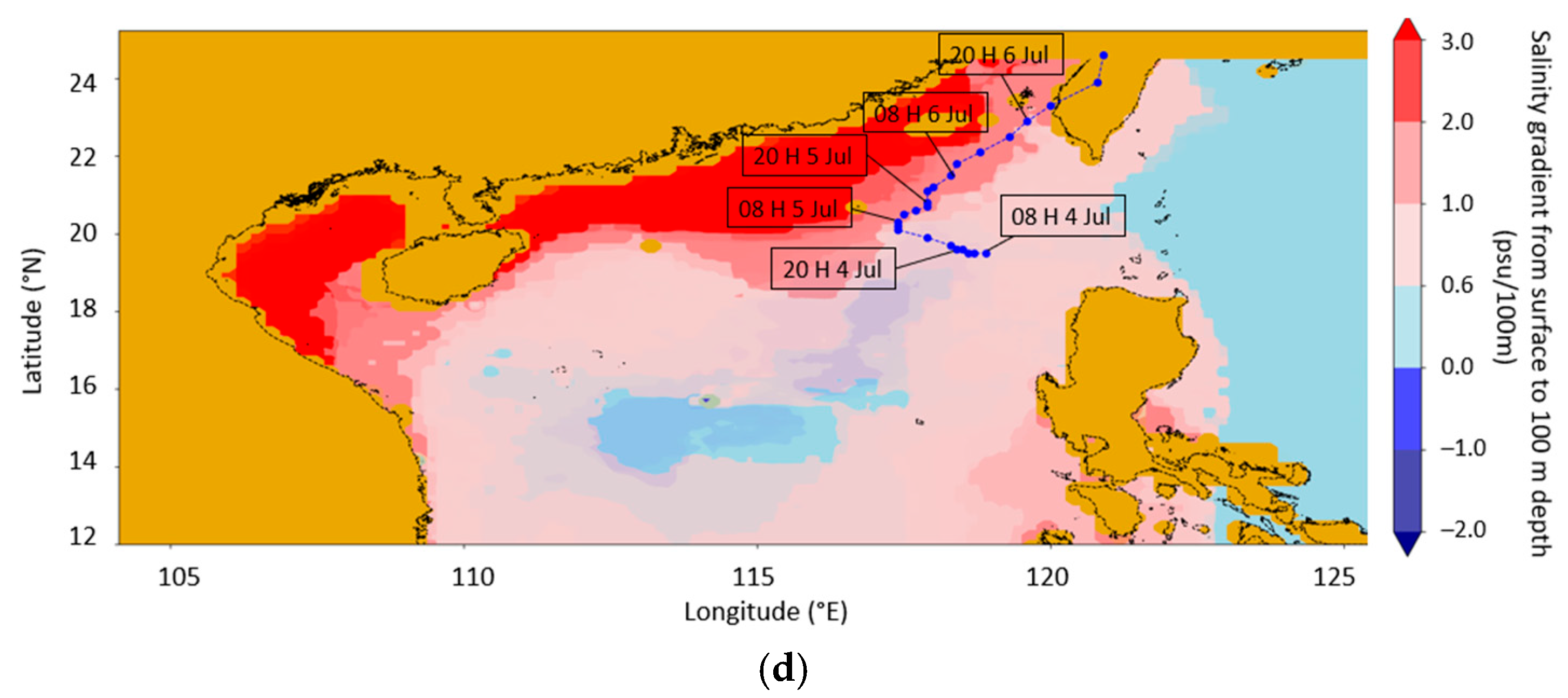 Severe Typhoon Danas (2025)—A Tropical Cyclone with Erratic Track over ...