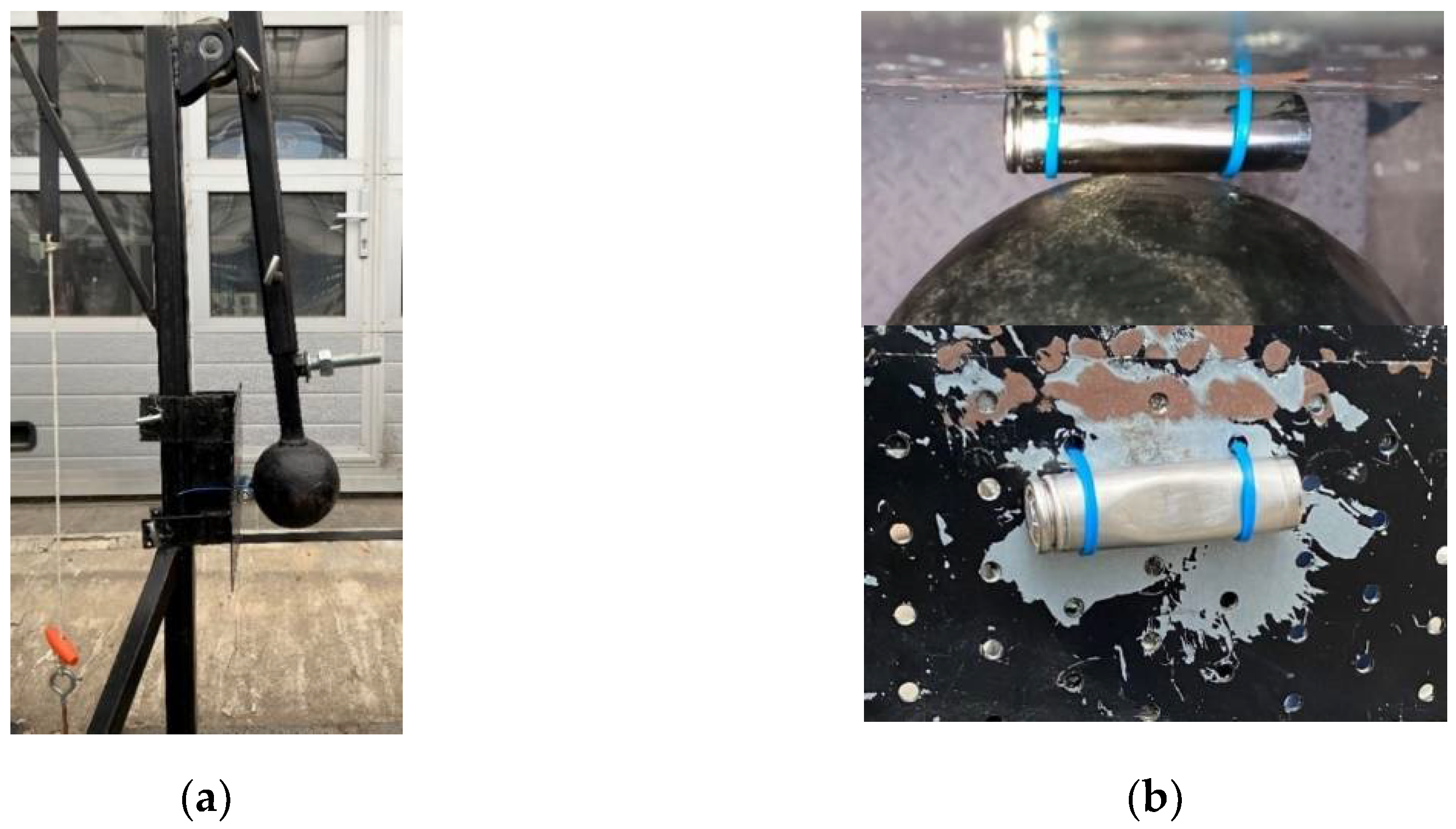 Numerical and Experimental Evaluation of a Battery Cell under Impact Load