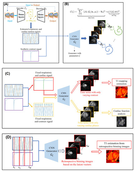 Bioengineering | Free Full-Text | Joint Cardiac T1 Mapping and Cardiac Cine Using Manifold Modeling