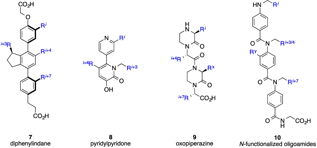 Biology | Free Full-Text | Multi-Facial, Non-Peptidic α-Helix Mimetics