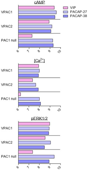 Signal Transduction by VIP and PACAP Receptors