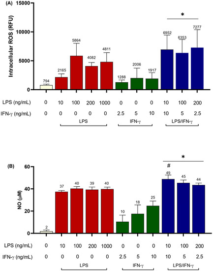 Response Profiles of BV2 Microglia to IFN-γ and LPS Co-Stimulation and ...