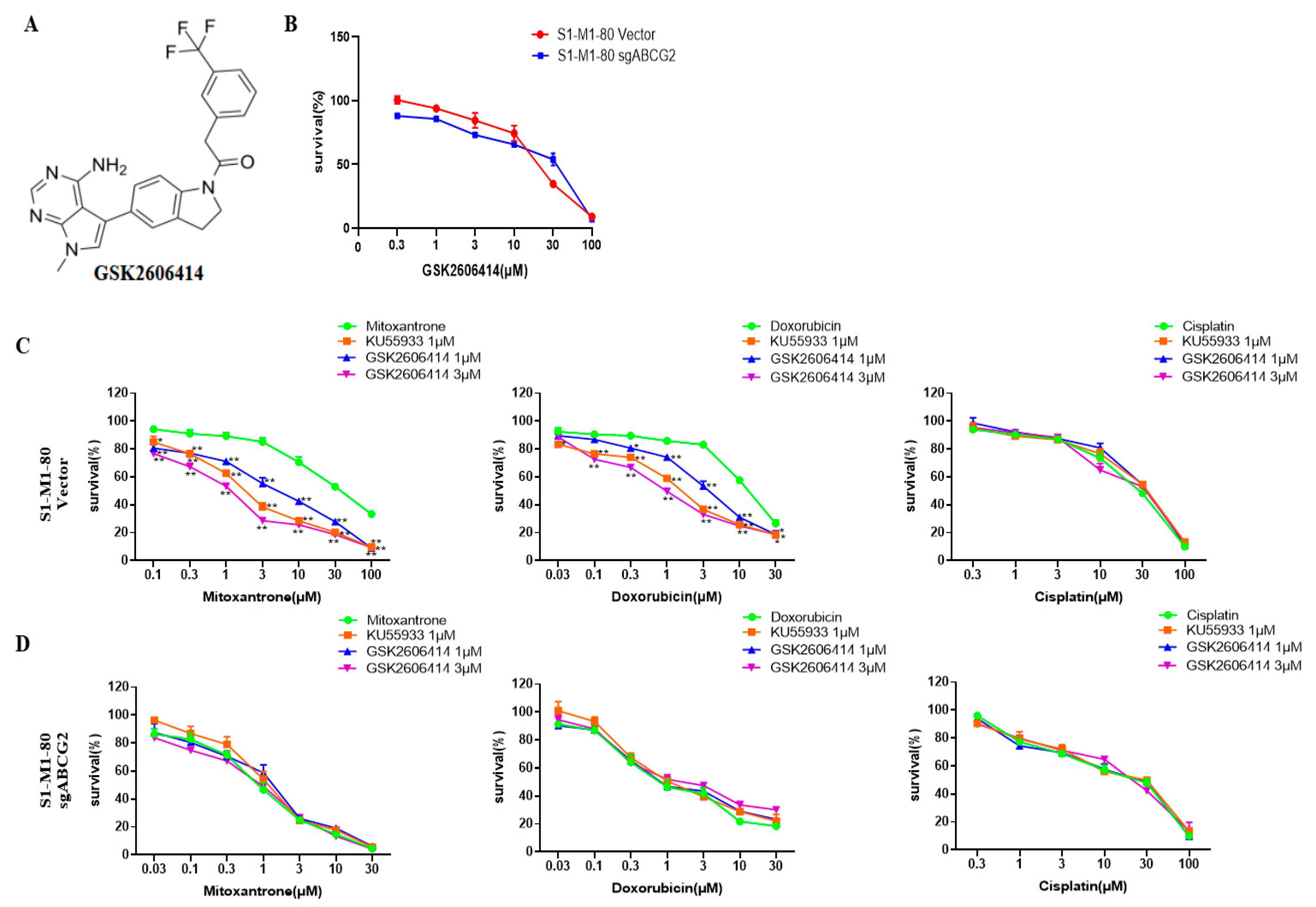 GSK2606414 Sensitizes ABCG2-Overexpressing Multidrug-Resistant ...