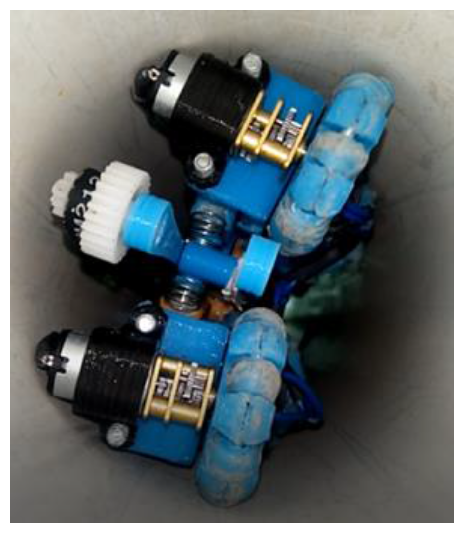 Pipeline Inspection Tests Using a Biomimetic Robot