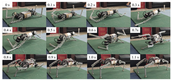 Dynamic Fall Recovery Control for Legged Robots via Reinforcement Learning