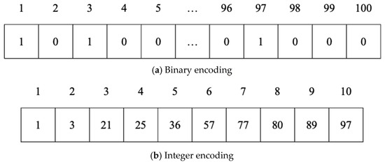 A Comparison Of Binary And Integer Encodings In Genetic Algorithms For The Maximum K Coverage