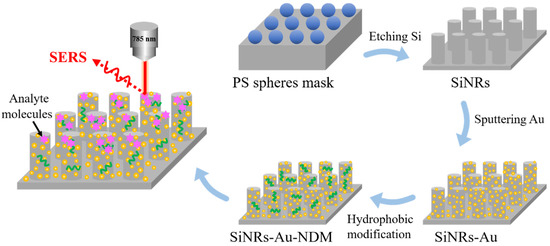 Hydrophobic Wafer-Scale High-Reproducibility SERS Sensor Based on ...