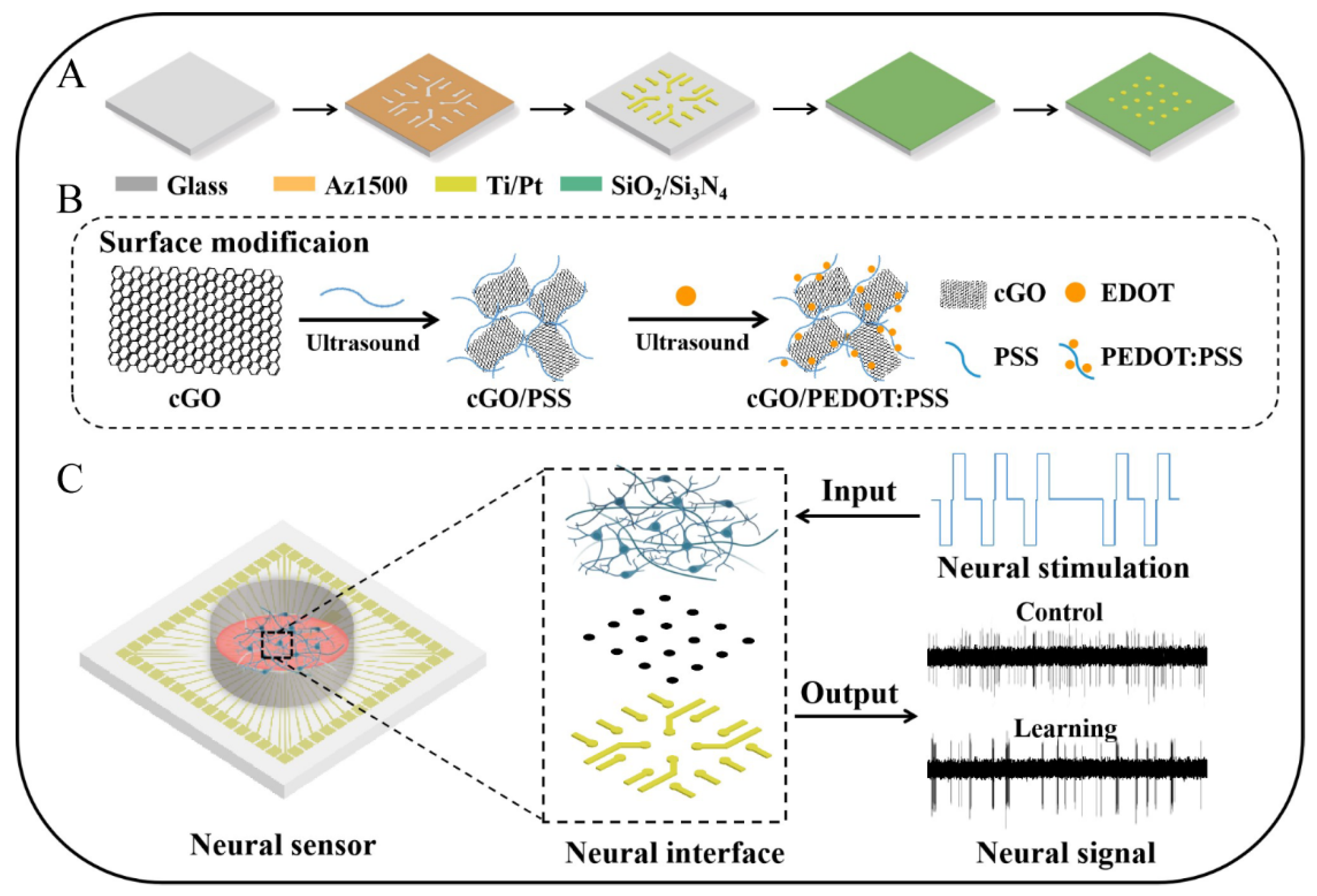 A Neural Sensor with a Nanocomposite Interface for the Study of Spike ...