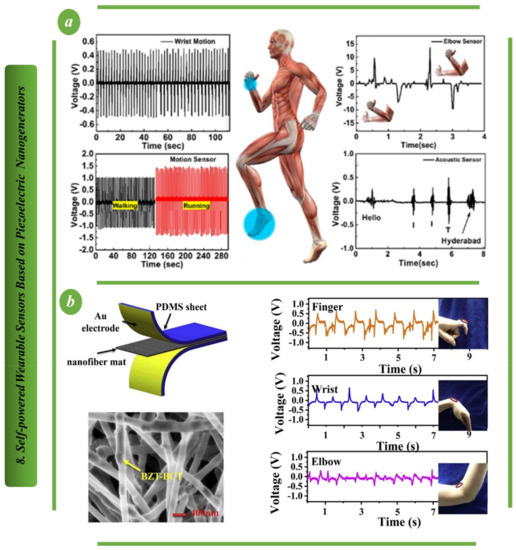Recent Advances in Self-Powered Wearable Sensors Based on Piezoelectric ...