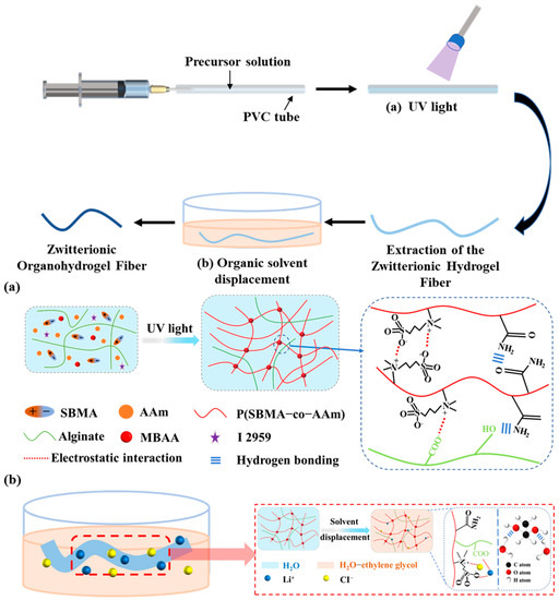 High-Performance Zwitterionic Organohydrogel Fiber in Bioelectronics ...