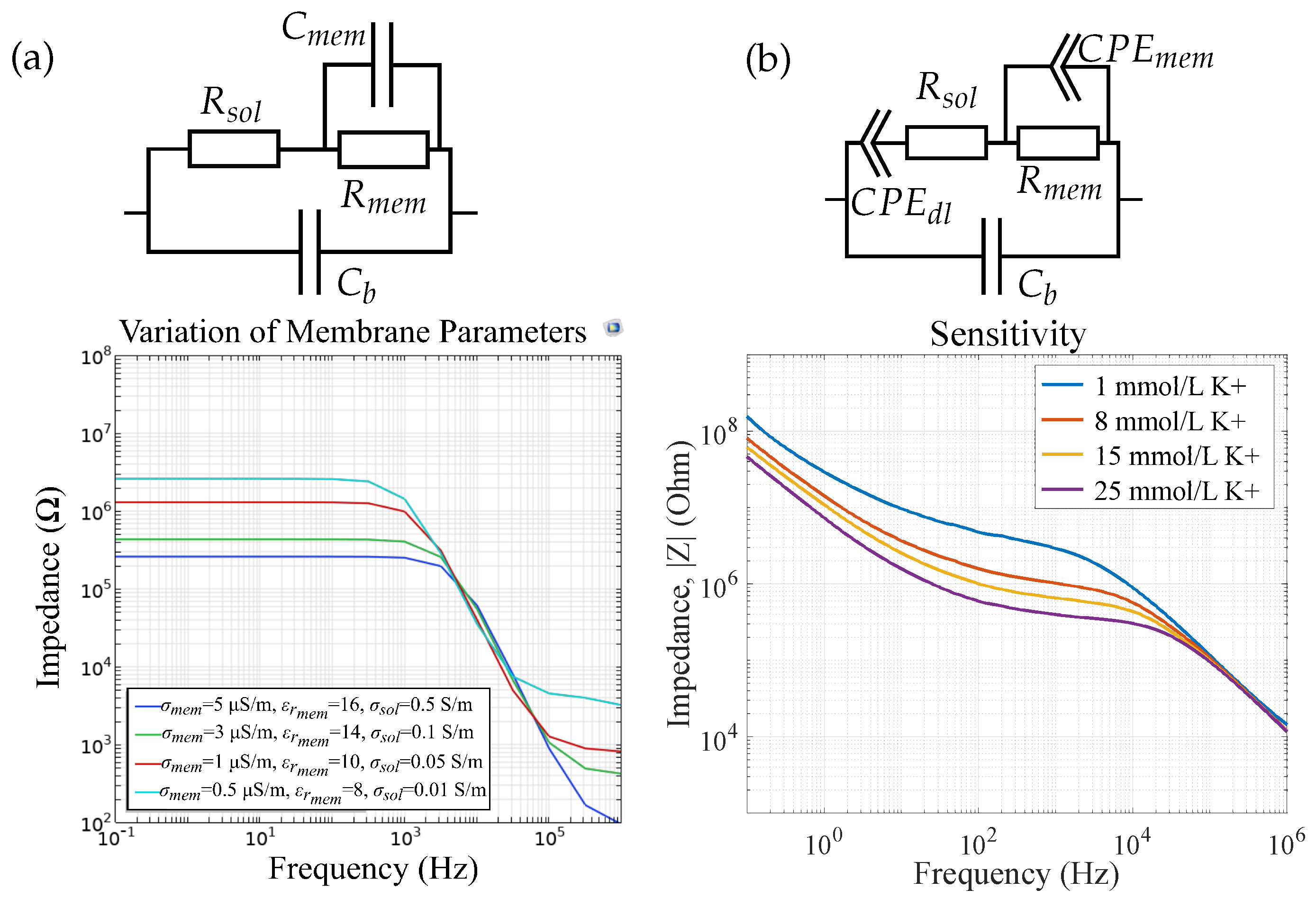 Electrochemical Impedance Spectroscopy for Ion Sensors with ...