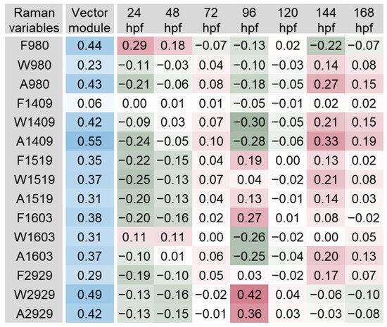 Baseline Raman Spectral Fingerprints of Zebrafish Embryos and Larvae