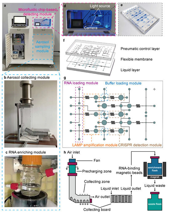 A Microfluidic Chip-Based Integrated Device Combining Aerosol Sampling ...