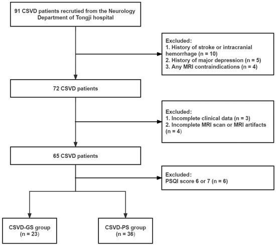 Differences in Gray Matter Volume in Cerebral Small Vessel Disease Patients with and without ...