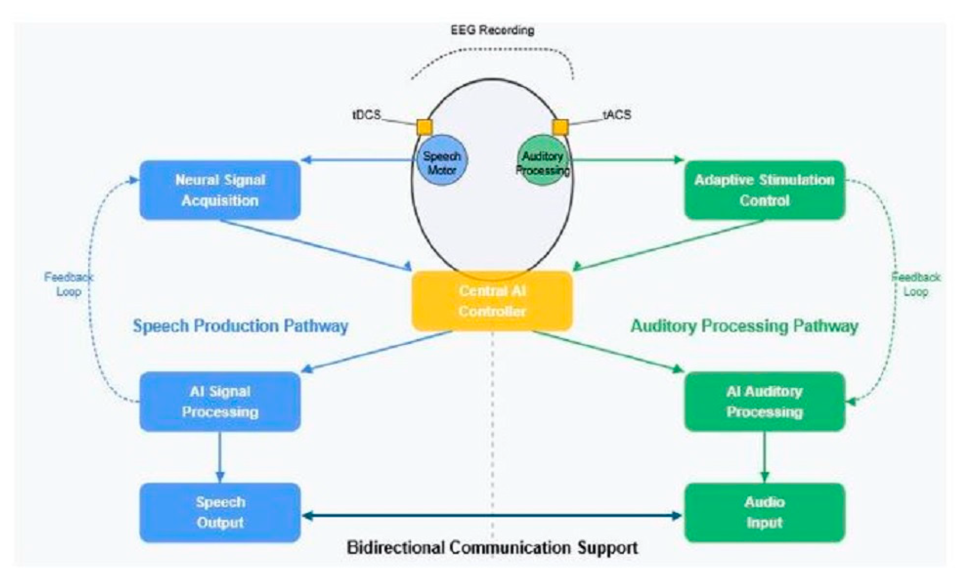 Non-Invasive Brain Stimulation and Artificial Intelligence in Communication Neuroprosthetics: A ...