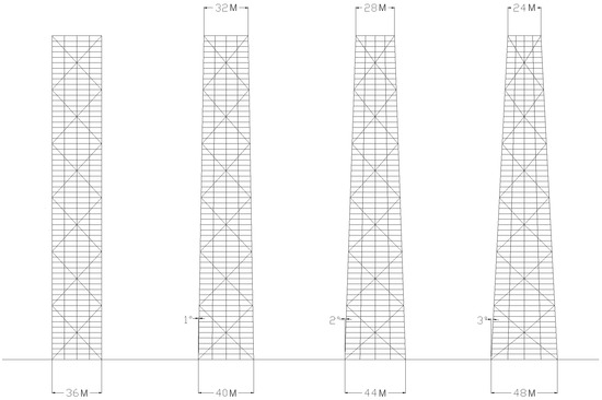 Comparative Evaluation of Structural Systems for Tapered Tall Buildings