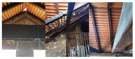 Assessment of Timber Roof Structures before and after Earthquakes