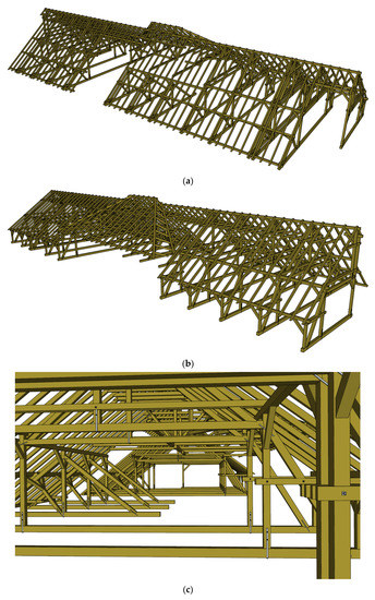 Assessment of Timber Roof Structures before and after Earthquakes