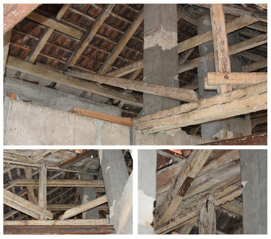 Assessment of Timber Roof Structures before and after Earthquakes