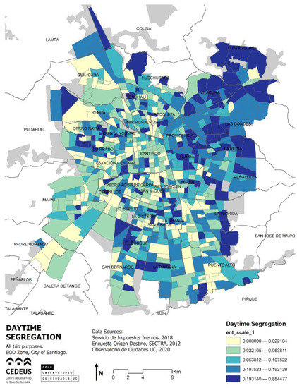 Impact of Land Use Diversity on Daytime Social Segregation Patterns in ...