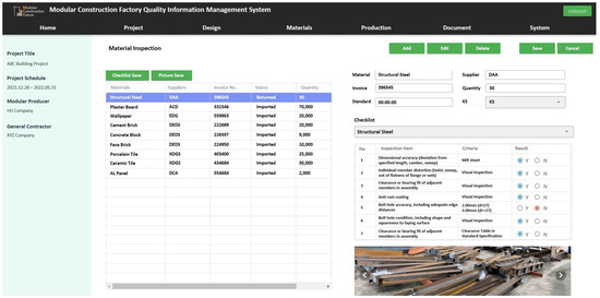 Design and Implementation of Quality Information Management System for ...