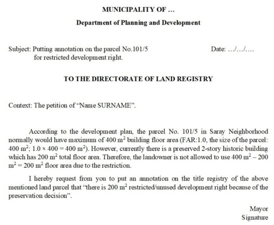 A Technical Proposal for the Implementation of Transfer of Development ...