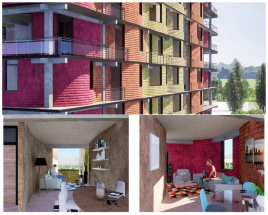 Development of Variable Residential Buildings with 3D-Printed Walls