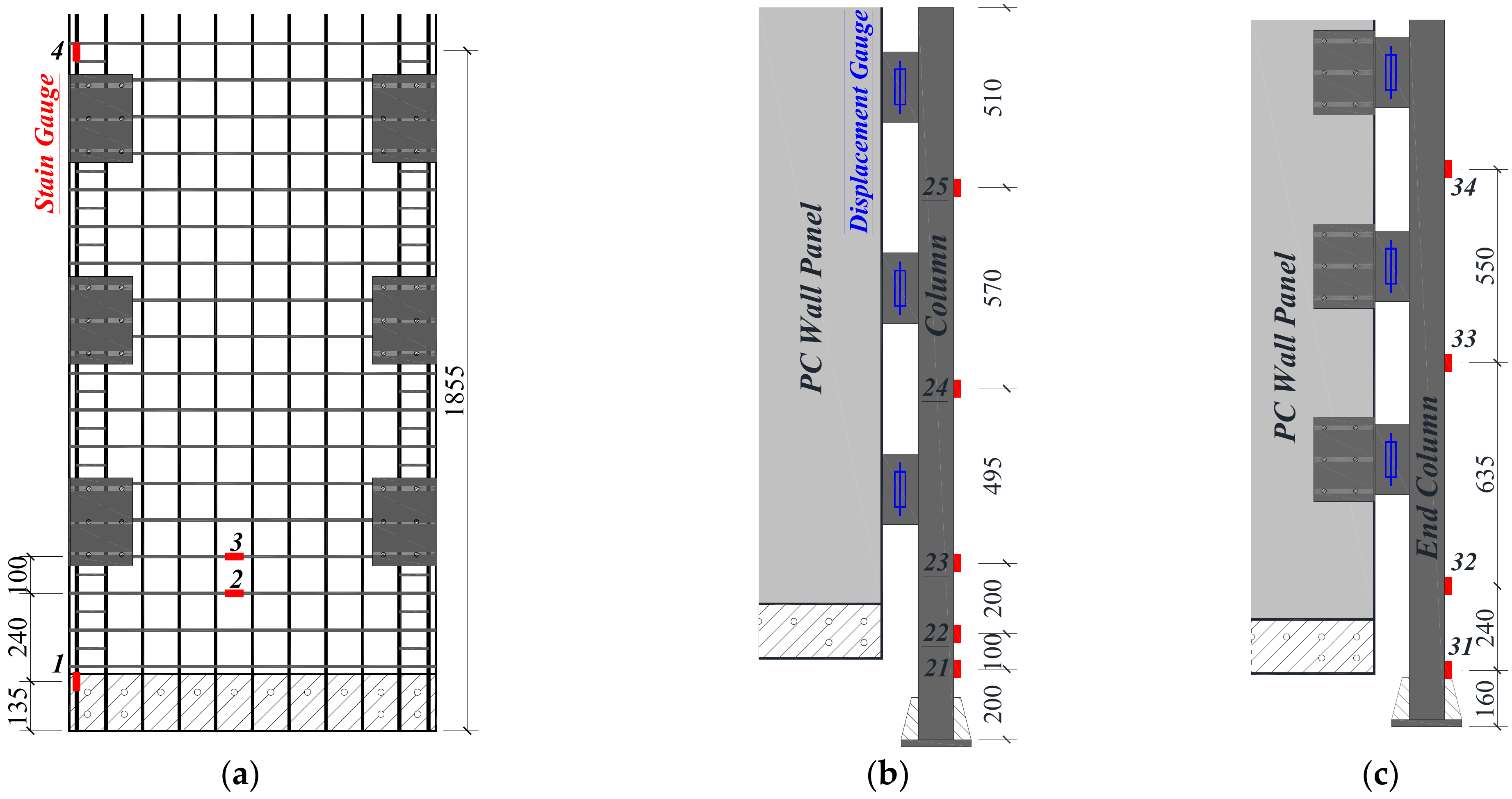 Cyclic Behavior of Multiple Hardening Precast Concrete Shear Walls