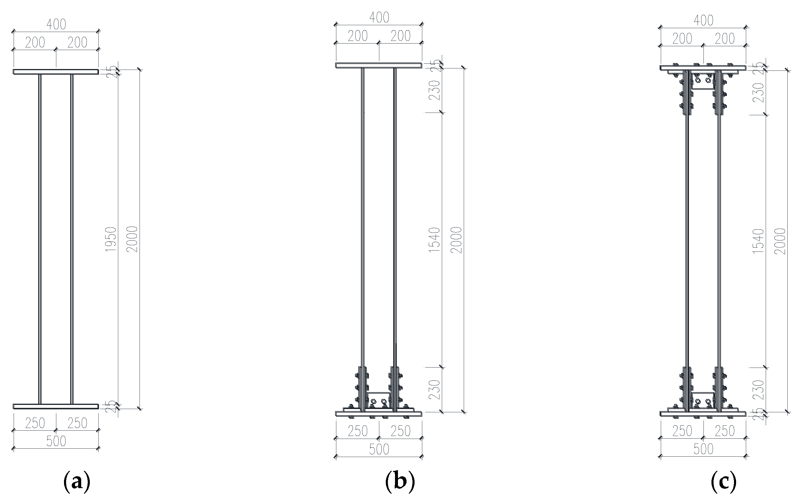 Seismic Performance of H-Shaped Steel Column with Replaceable Slip ...