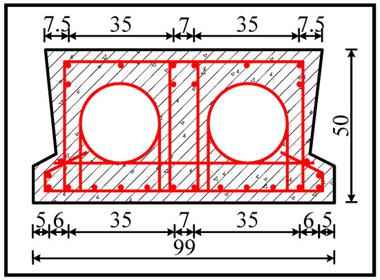Damage Analysis of Box Girder Based on a Vehicle–Bridge Interaction System