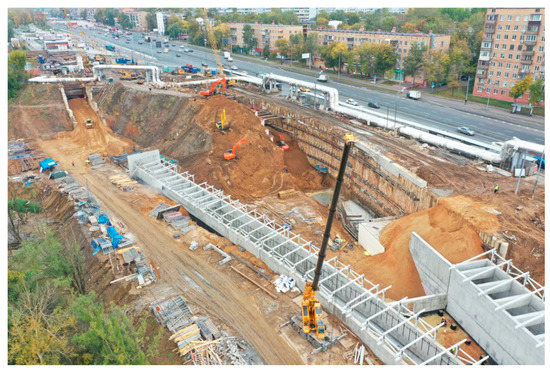 Projected Effects of a Deep Excavation Pit on the Existing Metro Tunnel ...