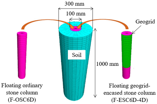 Numerical Analysis on the Behavior of Floating Geogrid-Encased Stone ...