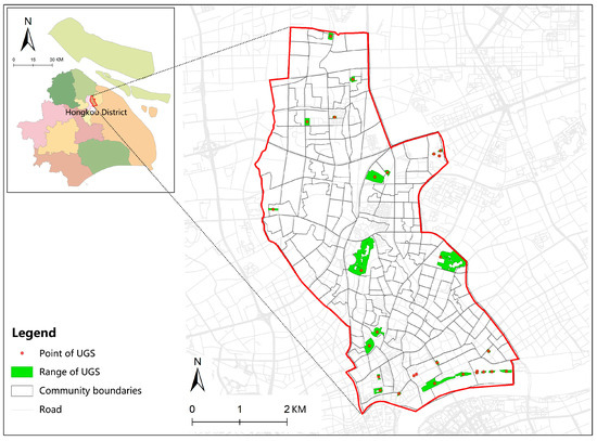 Spatial Green Space Accessibility in Hongkou District of Shanghai Based ...