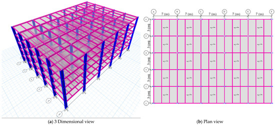 Column Link Behavior in Eccentrically Braced Composite 3-Dimensional Frames