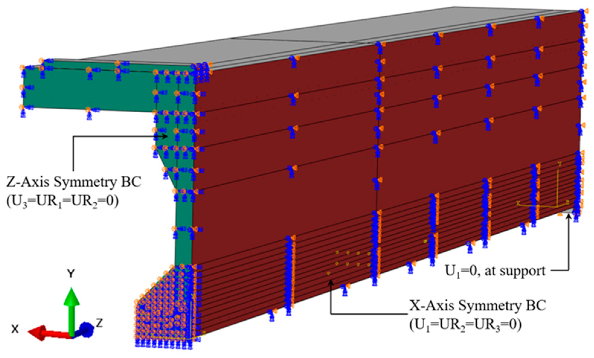Bond-Damaged Prestressed AASHTO Type III Girder-Deck System with ...