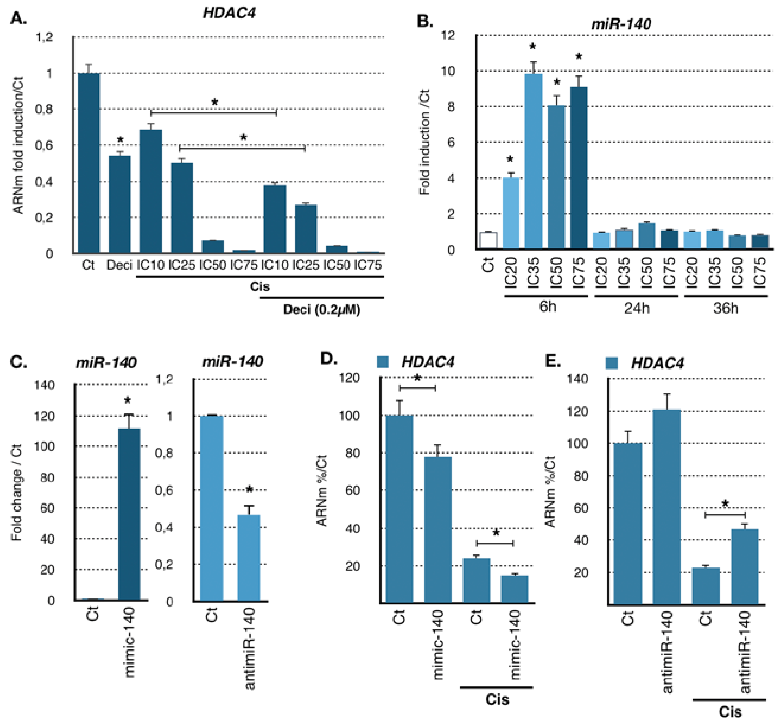 HDAC4 Levels Control Sensibility toward Cisplatin in Gastric Cancer via ...
