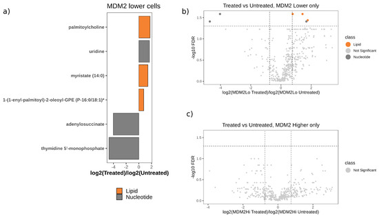 MDM2-Dependent Rewiring of Metabolomic and Lipidomic Profiles in ...