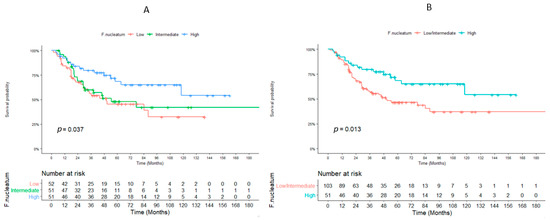 Cancers Free Full Text Prognostic Value Of Fusobacterium Nucleatum