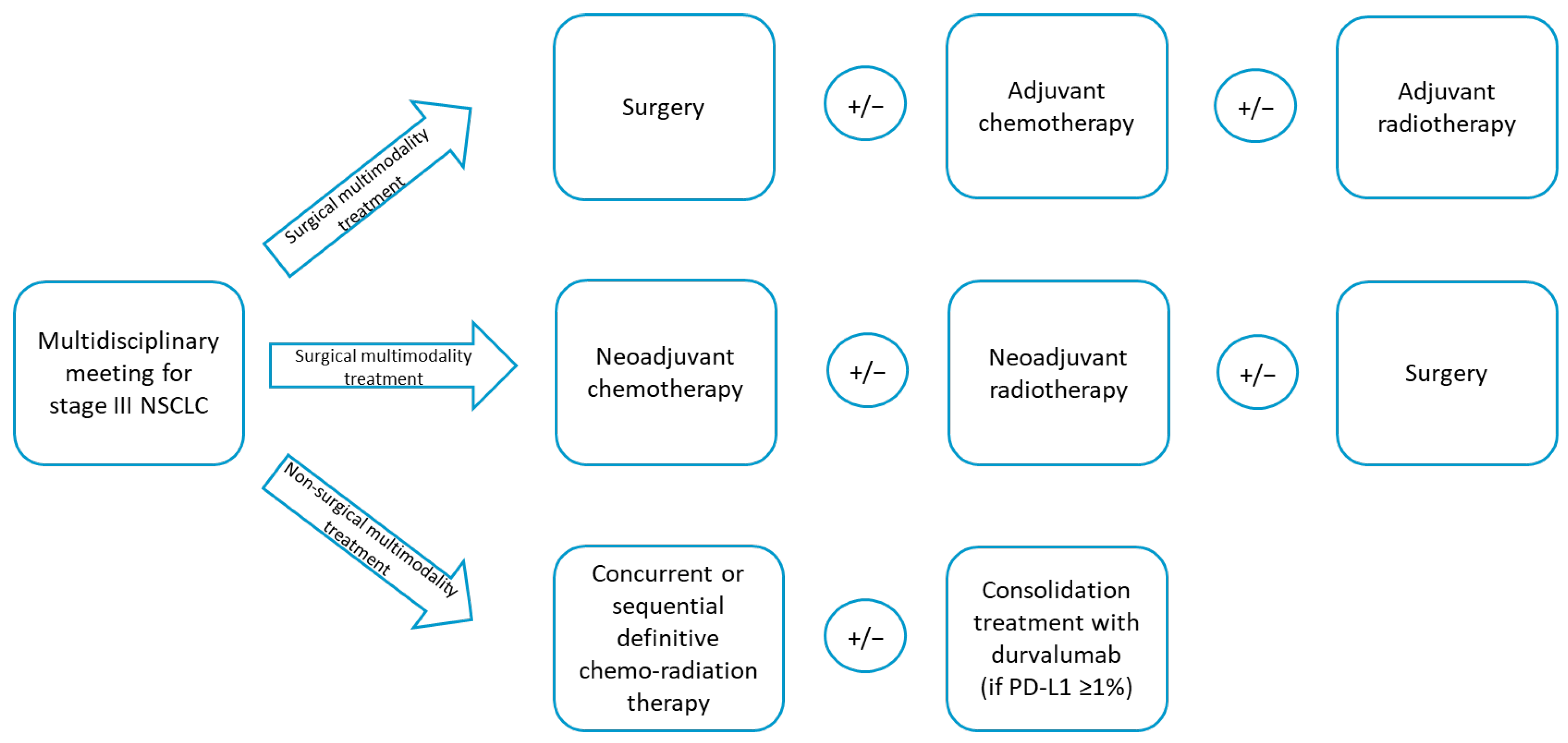 The Multidisciplinary Approach in Stage III Non-Small Cell Lung Cancer over Ten Years: From ...