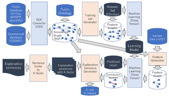 Explainable AI for Estimating Pathogenicity of Genetic Variants Using Large-Scale Knowledge Graphs