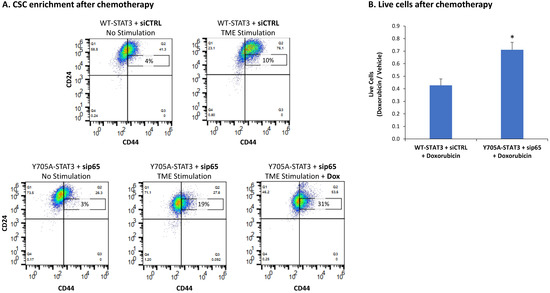 A Tumor Microenvironment-Driven Network Regulated by STAT3 and p65 ...