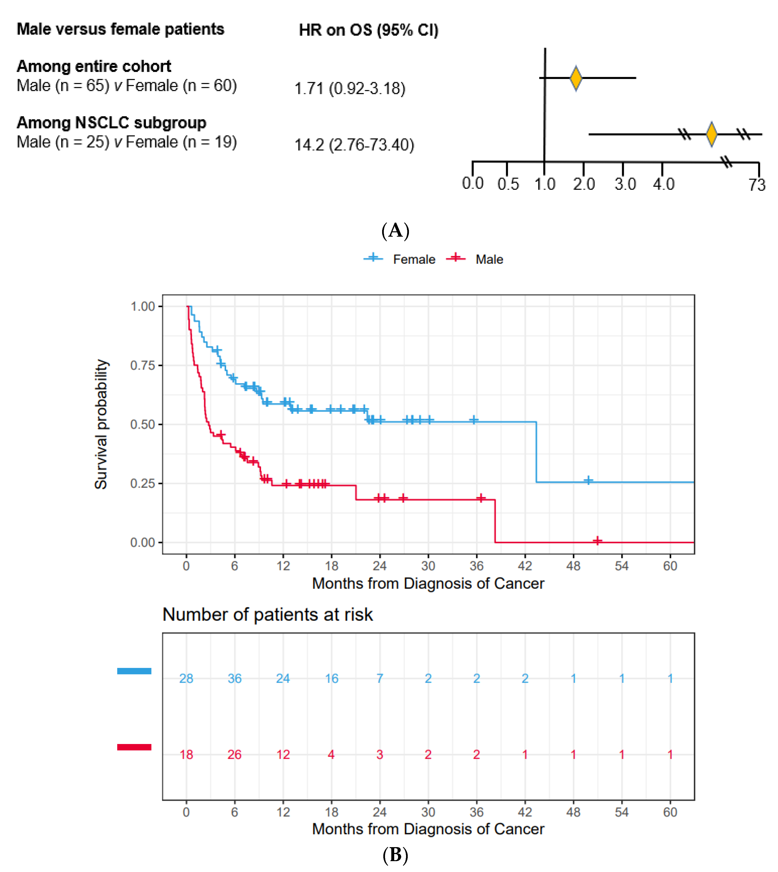 Cancers Free Full Text Sex And Co Mutation Dependent Prognosis In