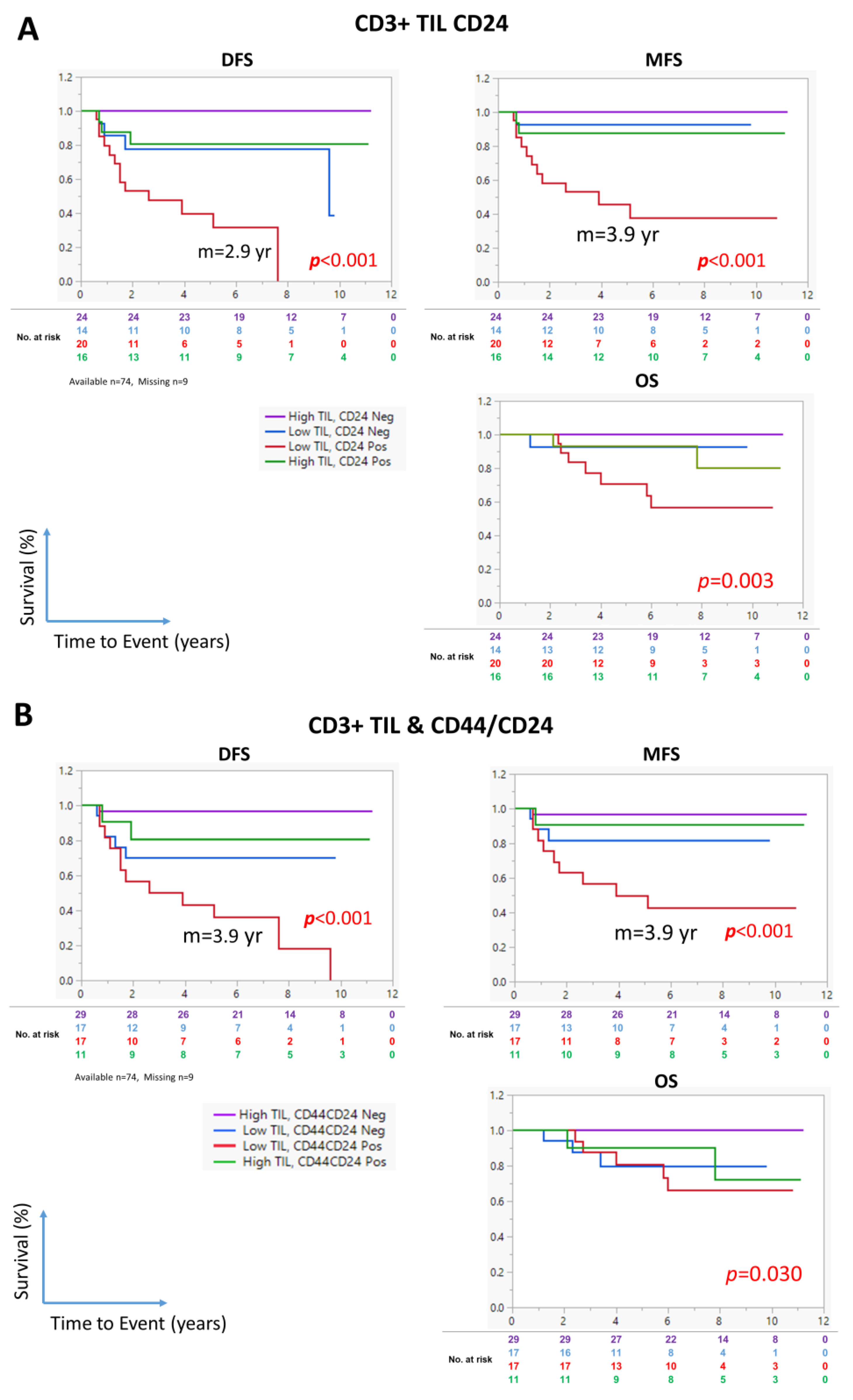 High Tumoral CD24 Expression and Low CD3+ Tumor-Infiltrating ...