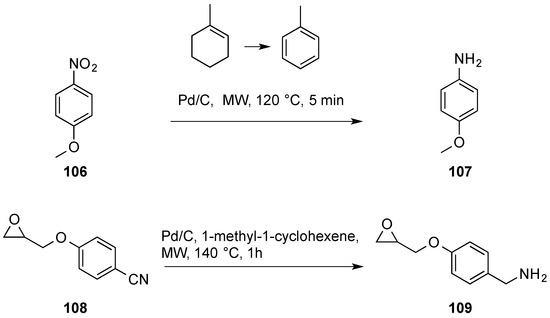 Pd/C Catalysis under Microwave Dielectric Heating